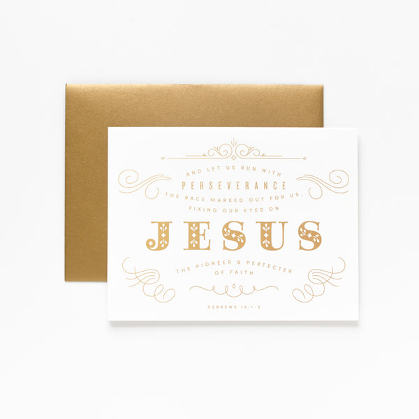 Perseverance, White Greeting Card – Evermorn Supply